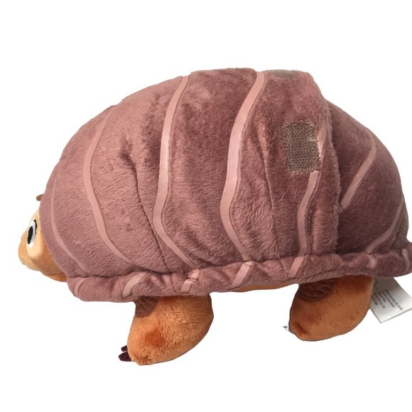 Disney | Toys | Disney Plush Brown Armadillo Velcro Roll Up Raya And ...